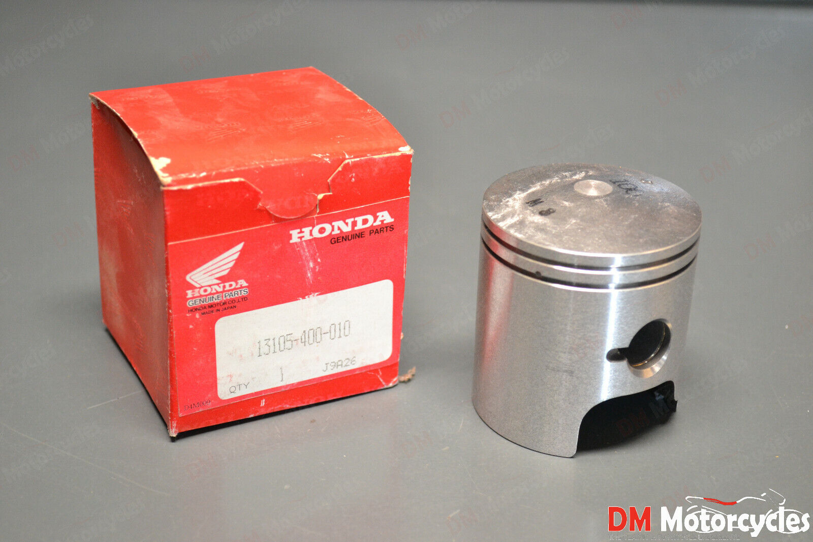 Honda genuine nos cr125 elsinore 1977 piston 1.00 over size pn 13105-4 ...