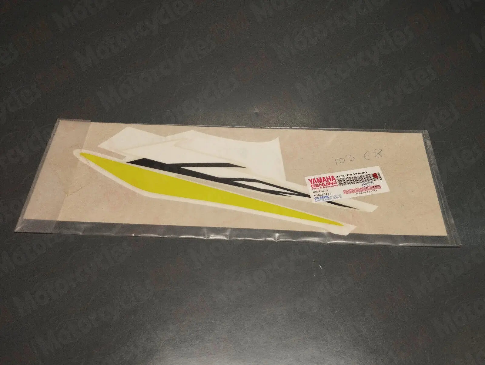 Yamaha genuine new yq 50 2005 aerox nitro graphic 5 sticker decal 3c6 ...