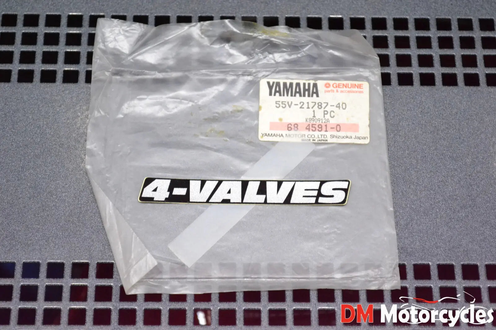 Yamaha genuine nos xt350 xt 350 1988 89 91 x1 side cover decal pn 55v ...