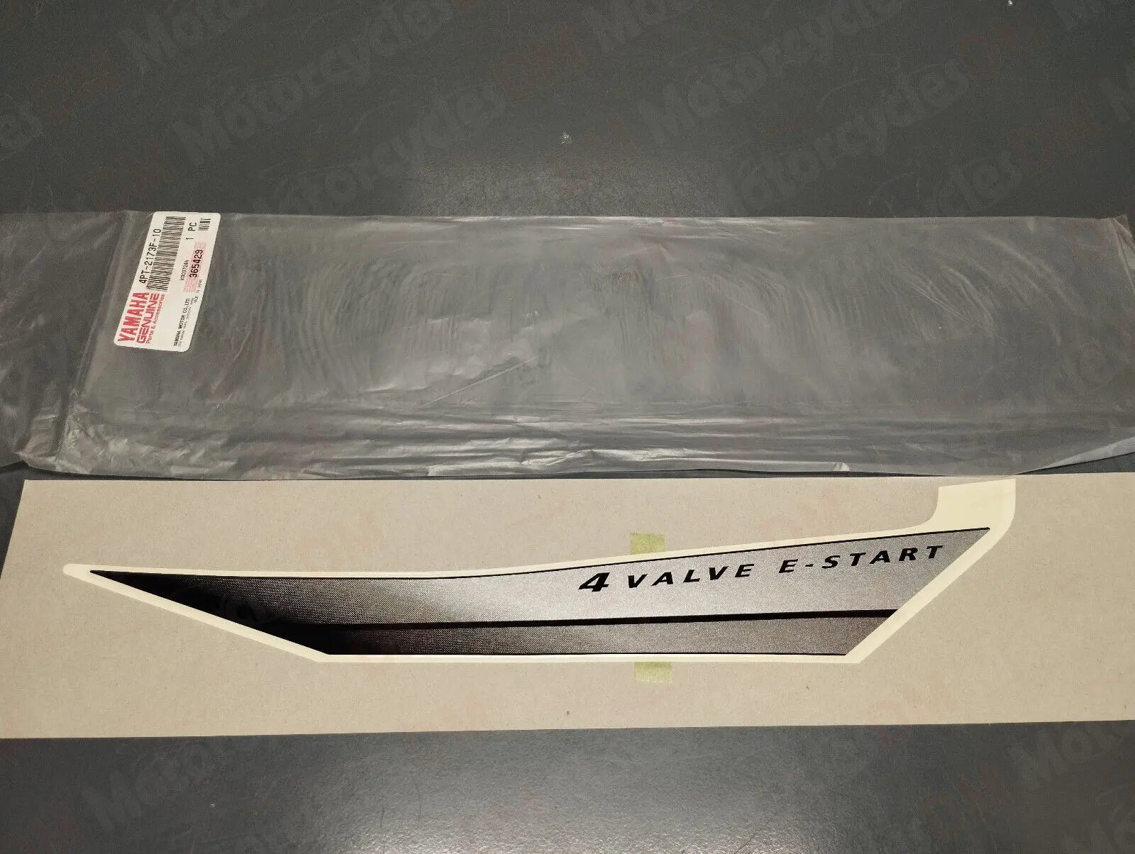 Yamaha genuine new xt 600 xt 500 '2000 graphic 2 sticker decal pn 4pt ...