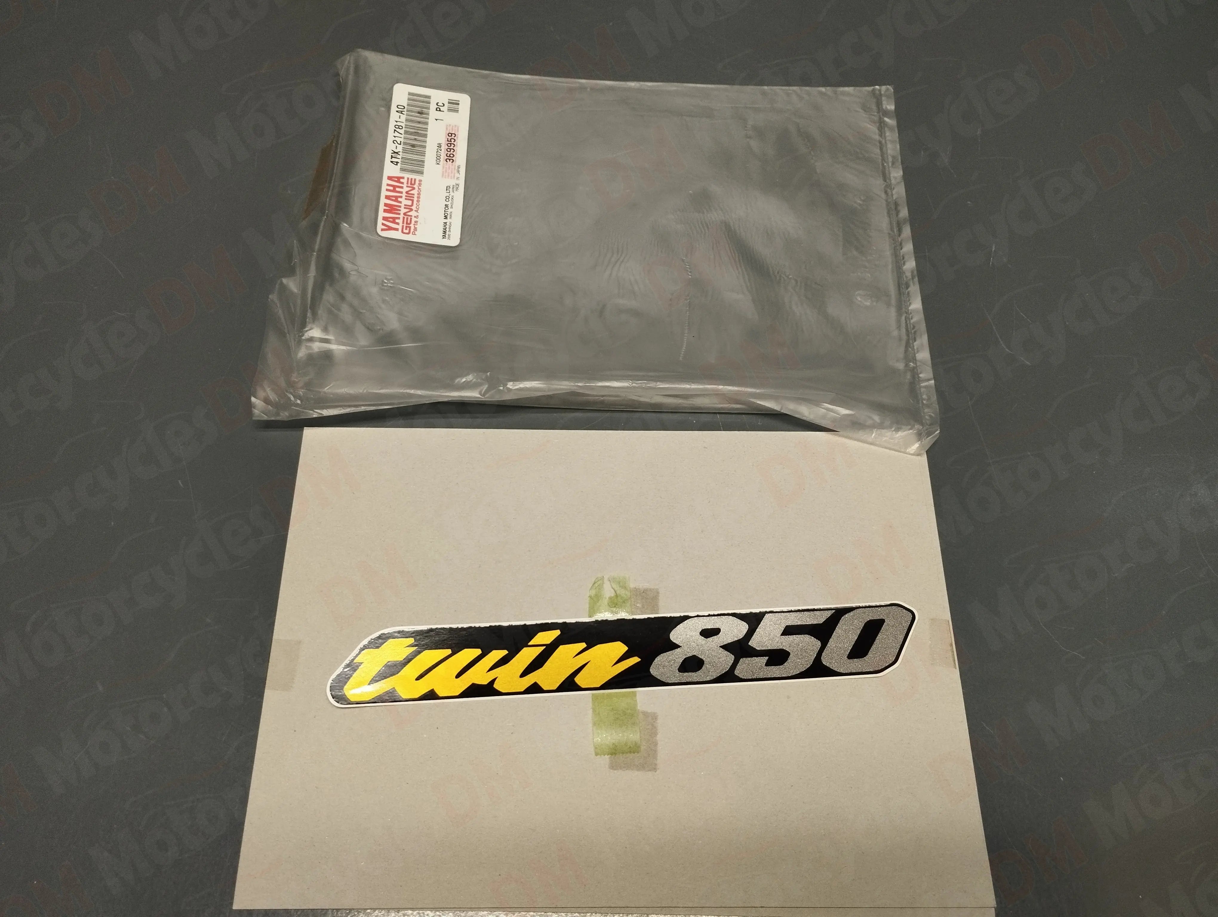 Yamaha oem new emblem 1 'twin 850' for tdm 850 '2000 2001 pn 4tx-21781 ...