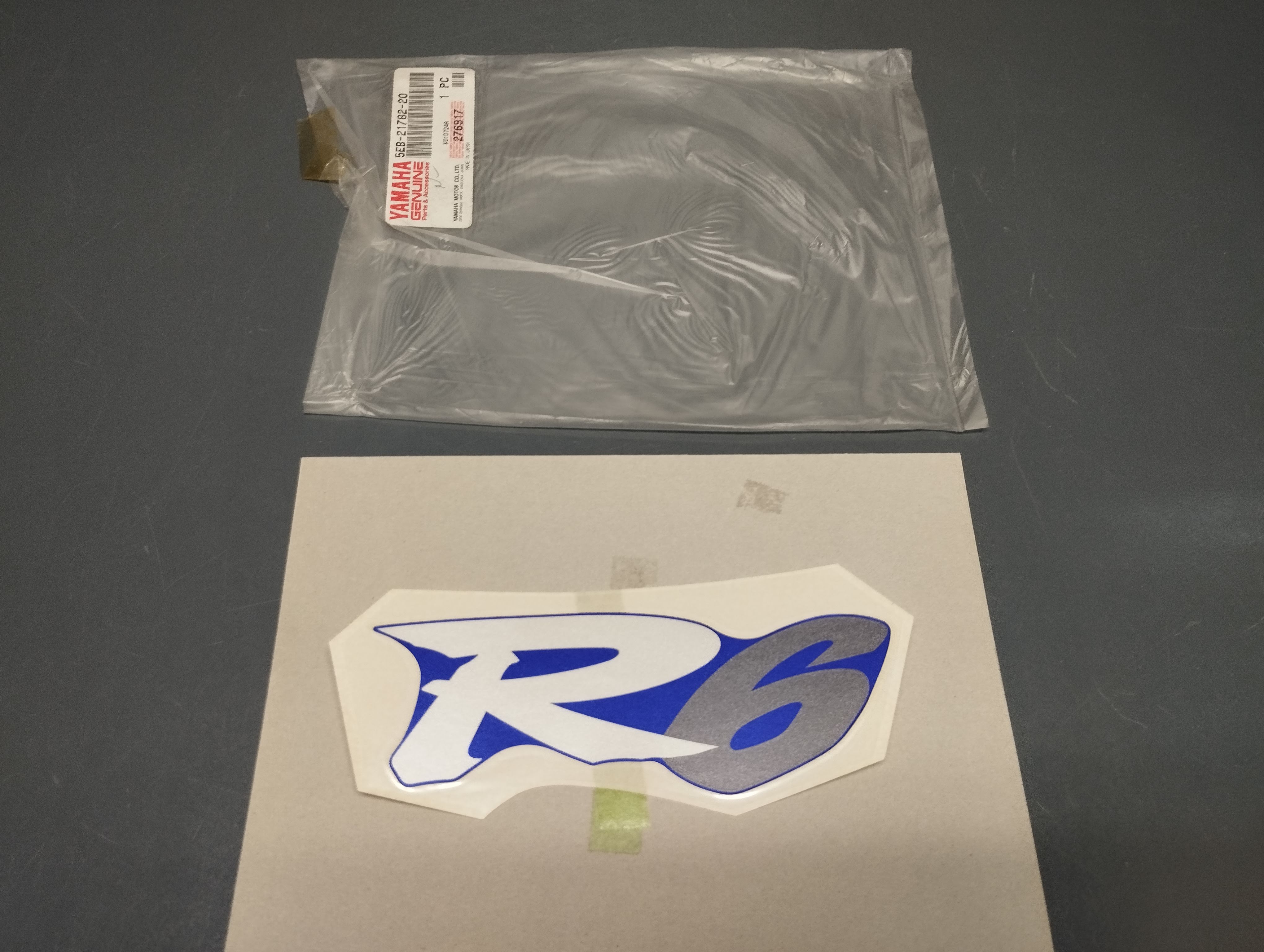 Yamaha genuine new yzf r6 emblem 2 decal pn 5eb-21782-20 – www.dm ...