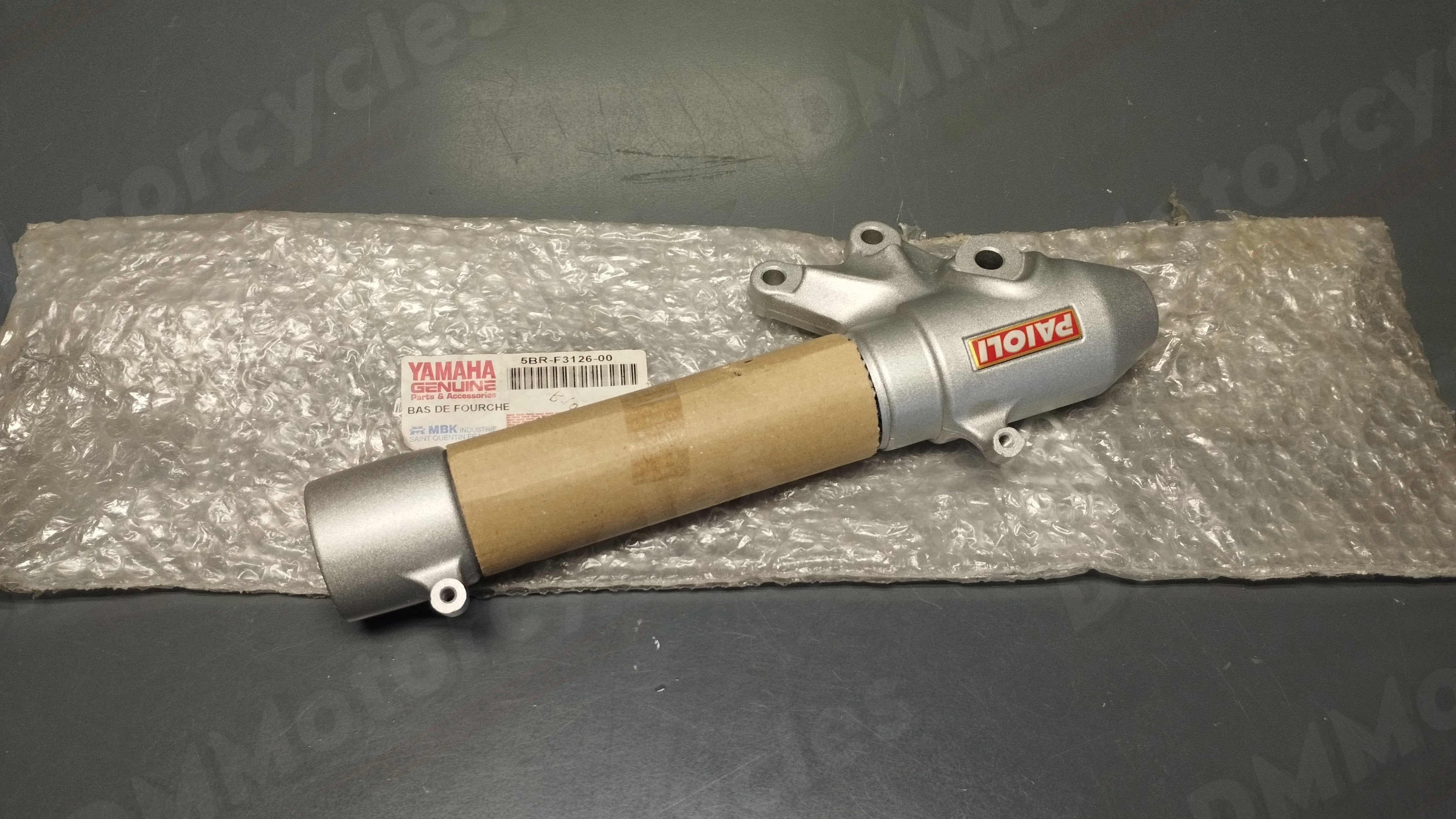 Yamaha genuine new YQ50 Aerox Paioli left fork outer tube leg pn 5br-f ...