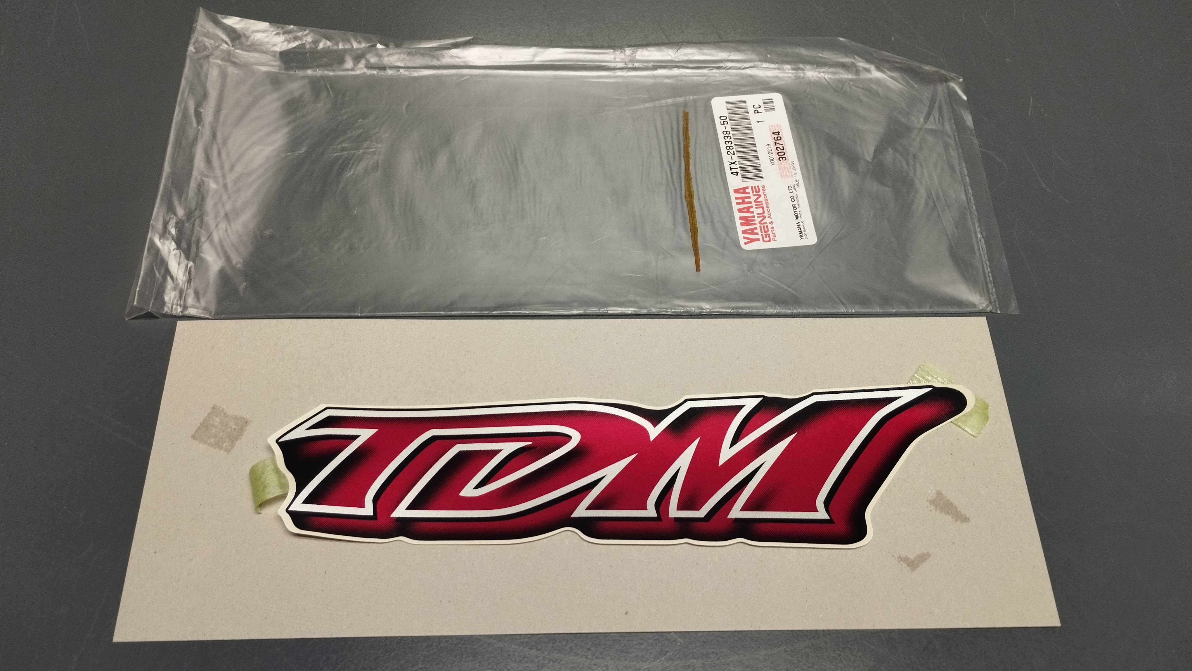 Yamaha genuine new tdm 850 2000 emblem decal pn 4tx-28338-50 – www.dm ...