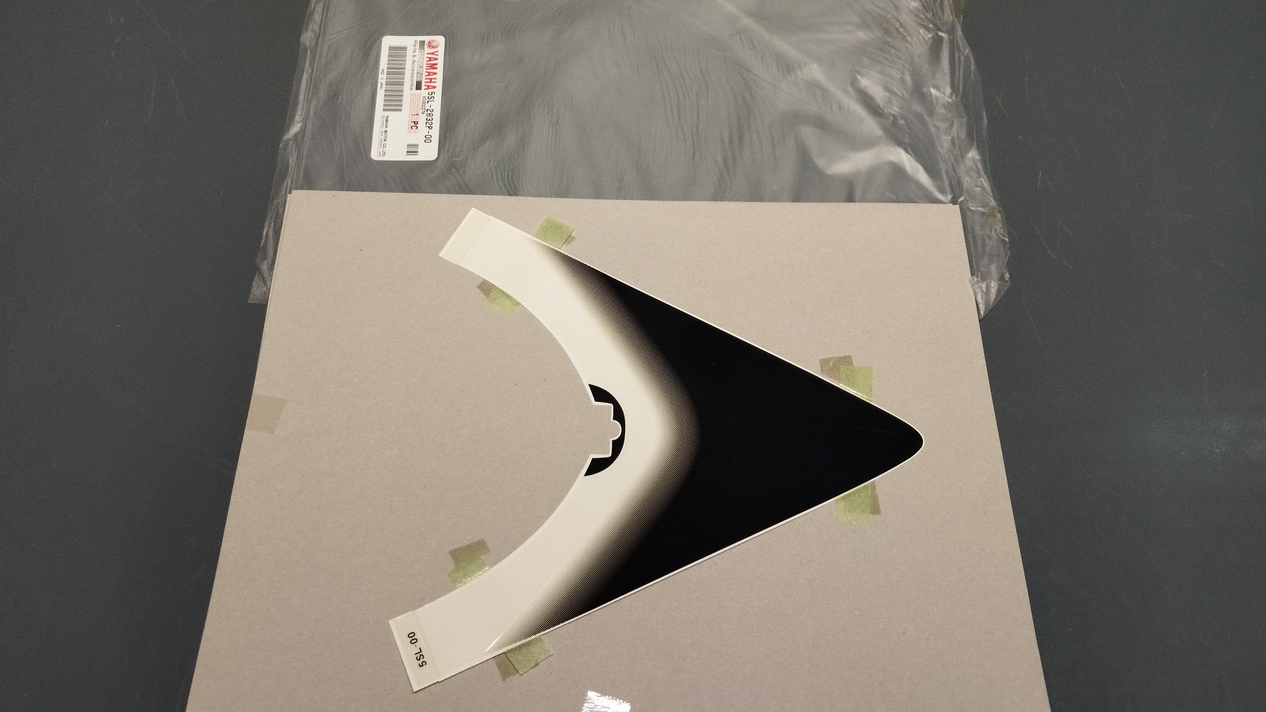 Yamaha genuine new yzf r6 2003-2009 graphic 18 decal pn 5sl-2832p-00 ...